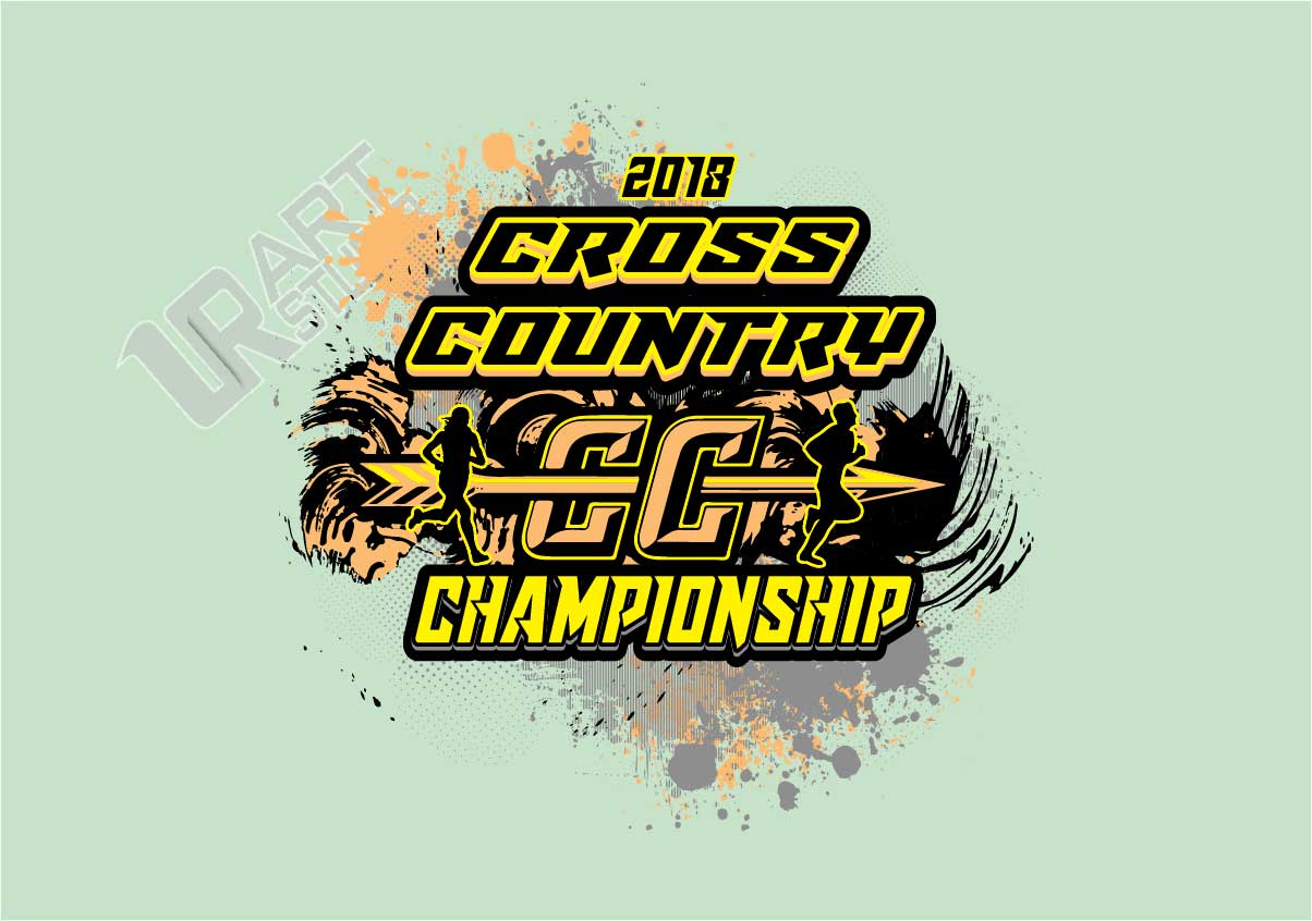 CROSS COUNTRY 2018 CHAMPIONSHIP logo | UrArtStudio