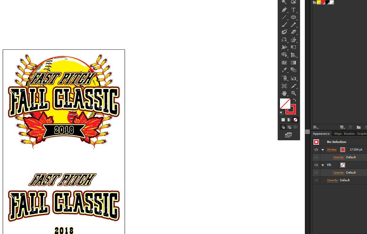 SOFTBALL_FAST_PITCH_FALL_CLASSIC_2018_LOGO_2 | UrArtStudio