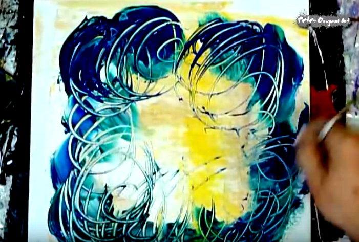Creating_abstract_painting_on_small_canvas_using_scribble_effect ...