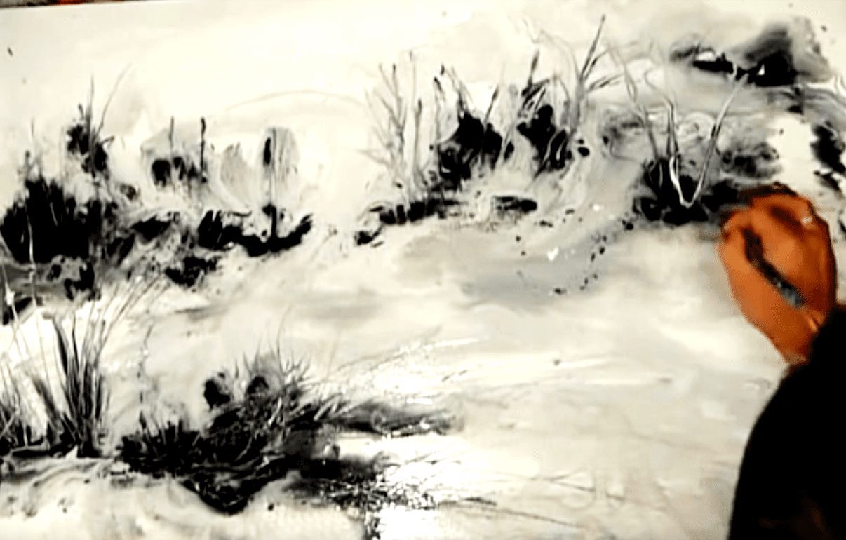 Winter_abstract_landscape – UrArtStudio