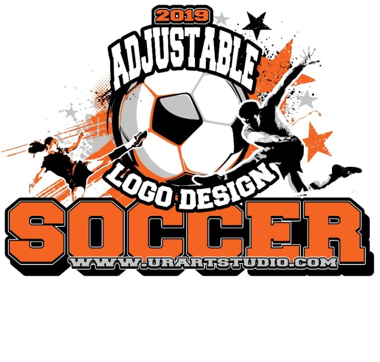 SOCCER ADJUSTABLE VECTOR LOGO DESIGN FOR PRINT AI EPS PDF 1001 ...