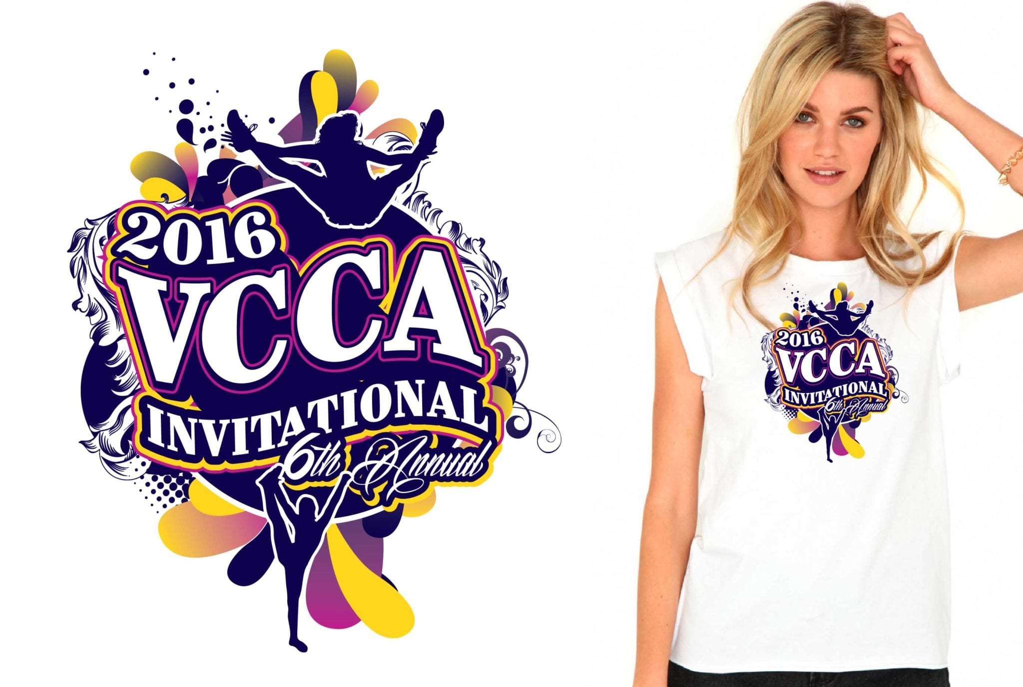 2016 6th Annual VCCA Invitational LOGO DESIGN - UrArtStudio
