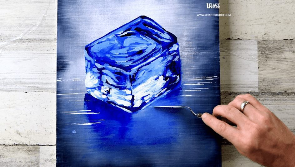 Mastering the Blue Ice Cube: A Member-Exclusive Acrylic Art Journey ...