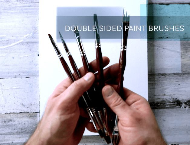50% OFF UNIQUE PAINT BRUSH SET - 5 DOUBLE SIDED PAINT BRUSHES - UrArtStudio