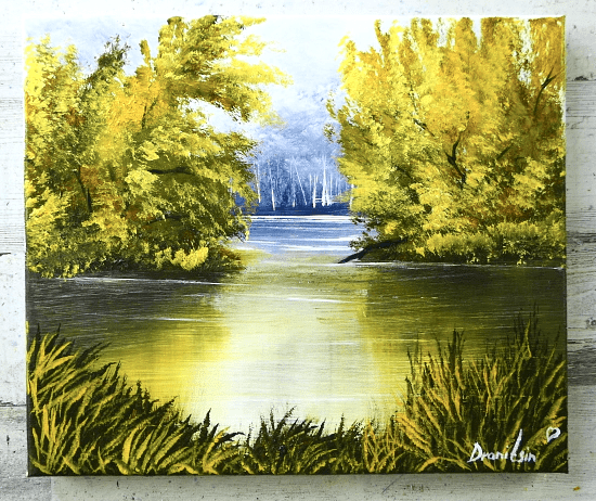 YELLOW LANDSCAPE - UrArtStudio