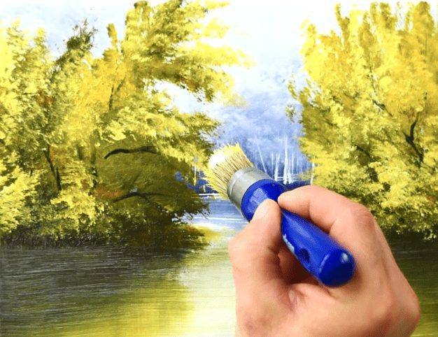 YELLOW LANDSCAPE | UrArtStudio