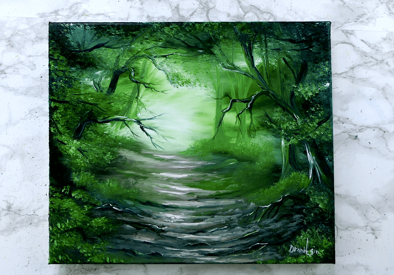 GREEN FOREST PATH - UrArtStudio