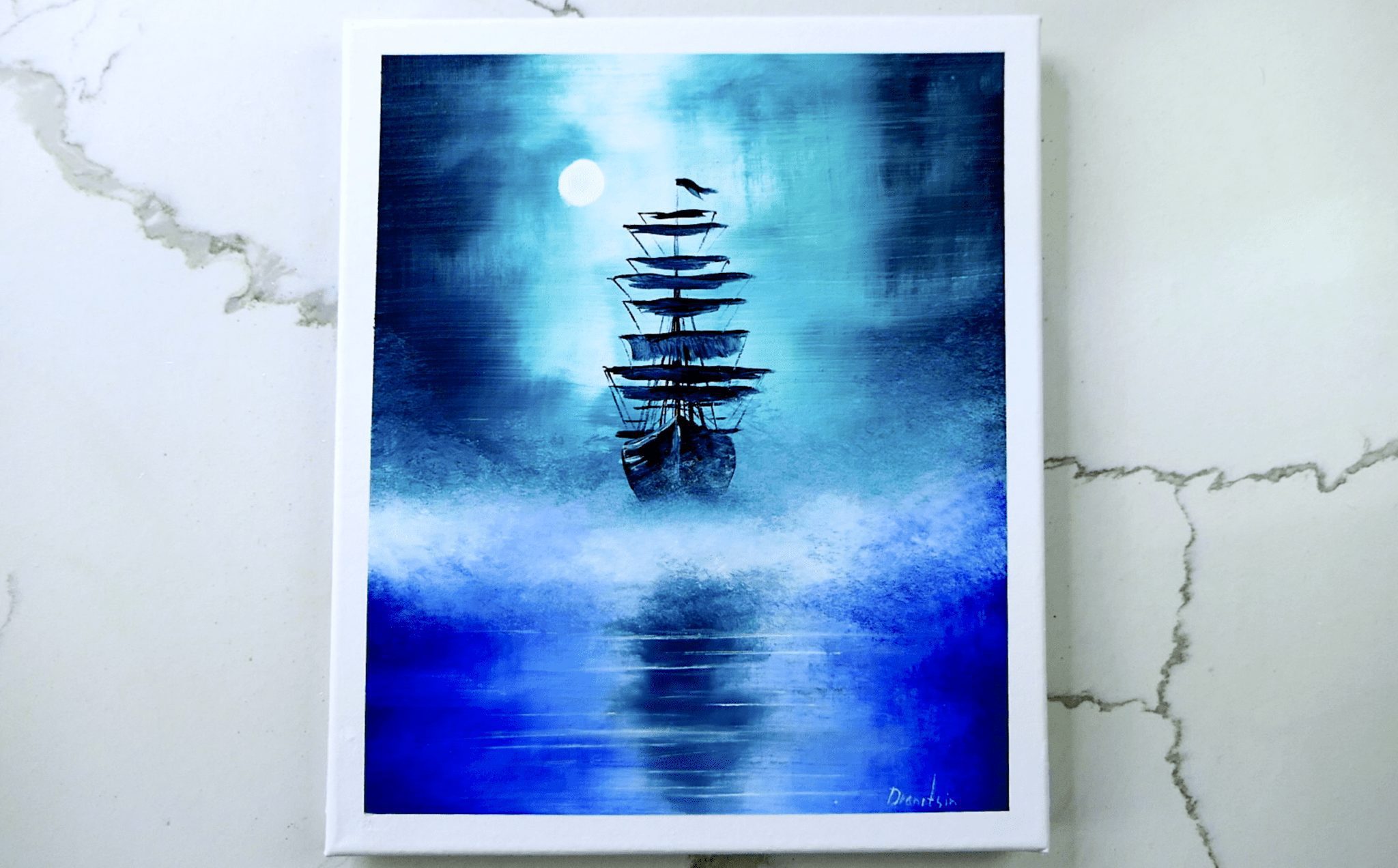 Ship Painting Abstract
