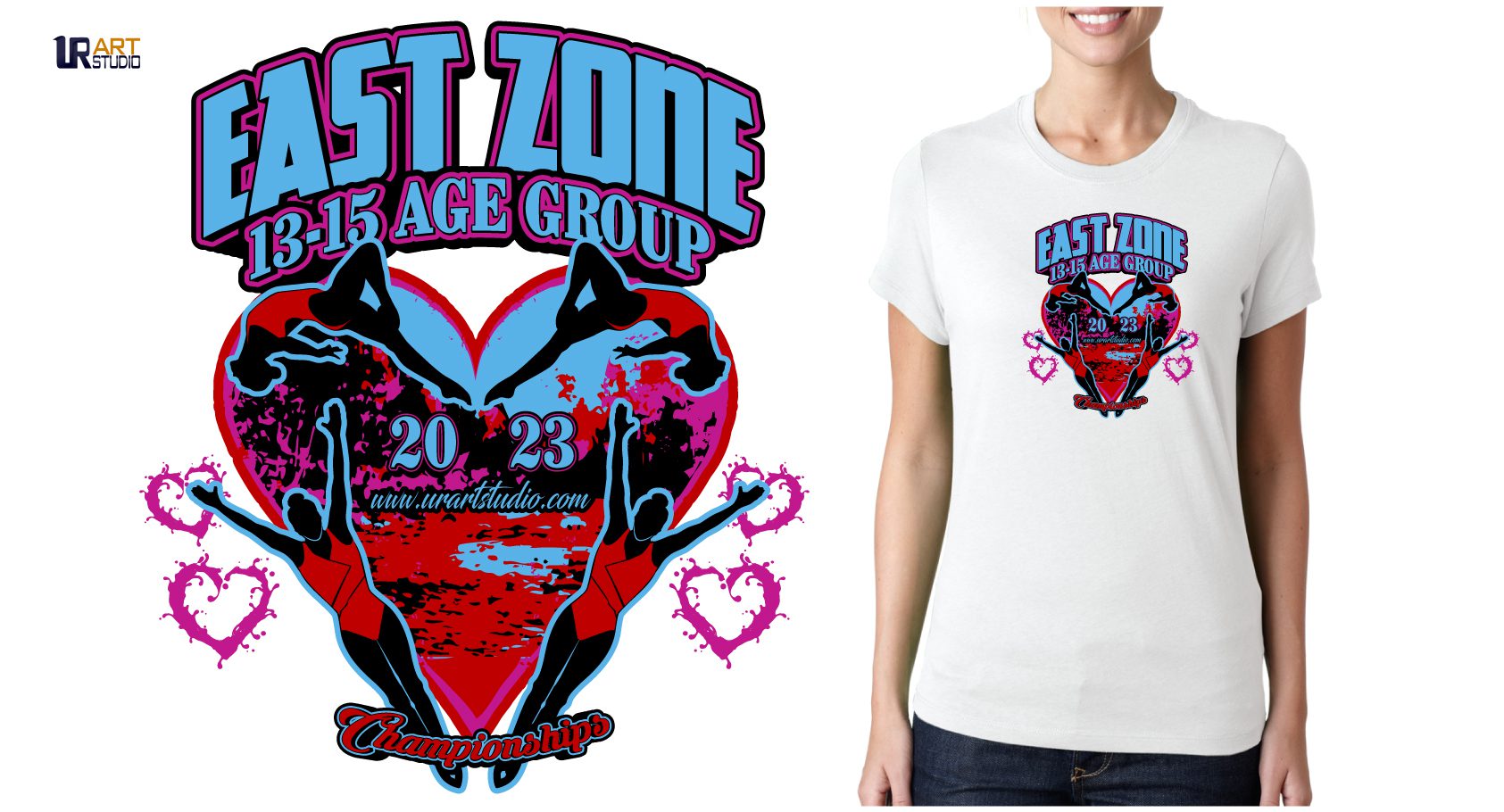 EAST ZONE 13-15 AGE GROUP 2023 CHAMPIONSHIP VECTOR LOGO DESIGN FOR ...