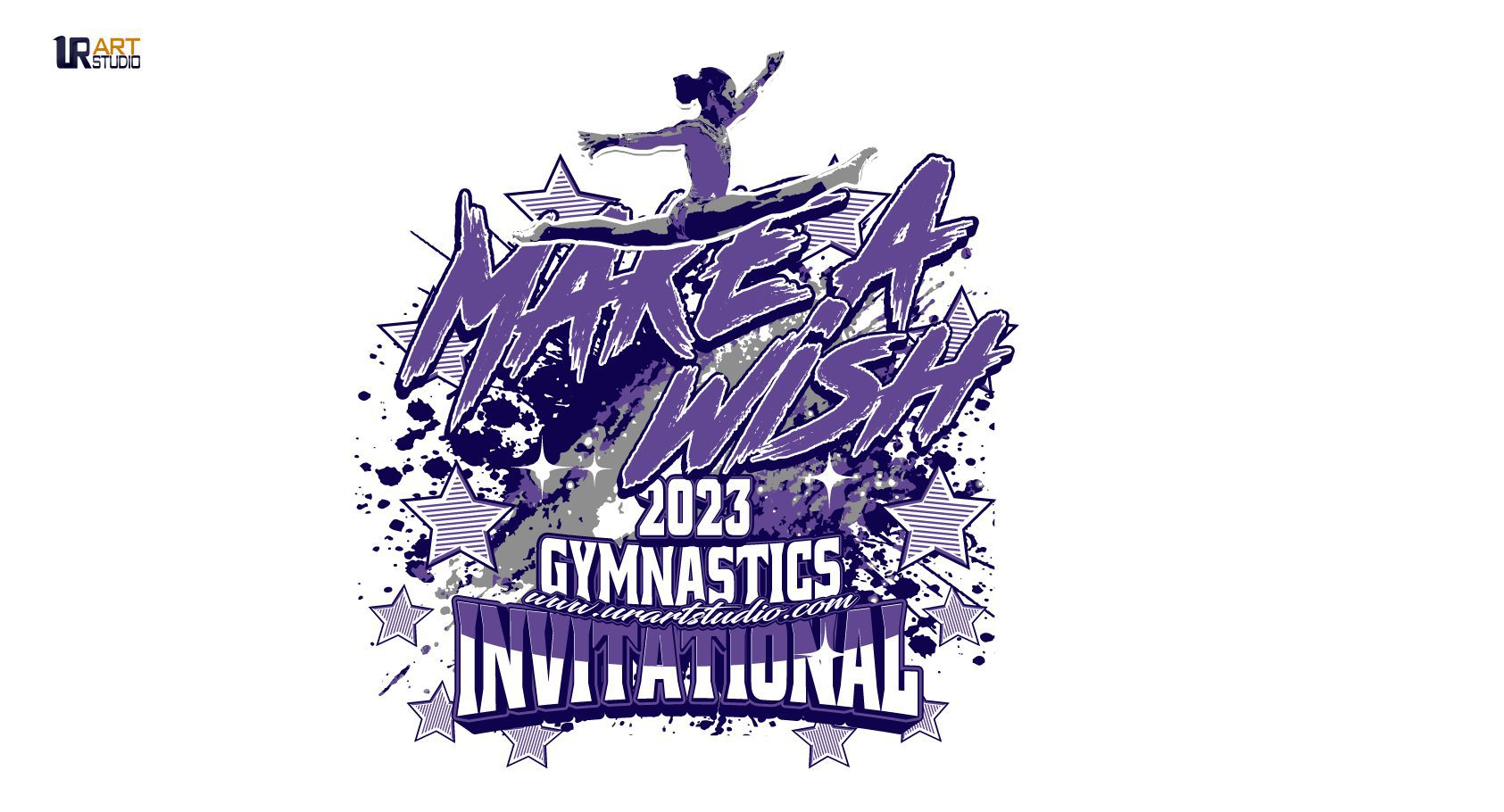 Gymnastics Meets Logo Hosted Competitions | Winnersgymnastics