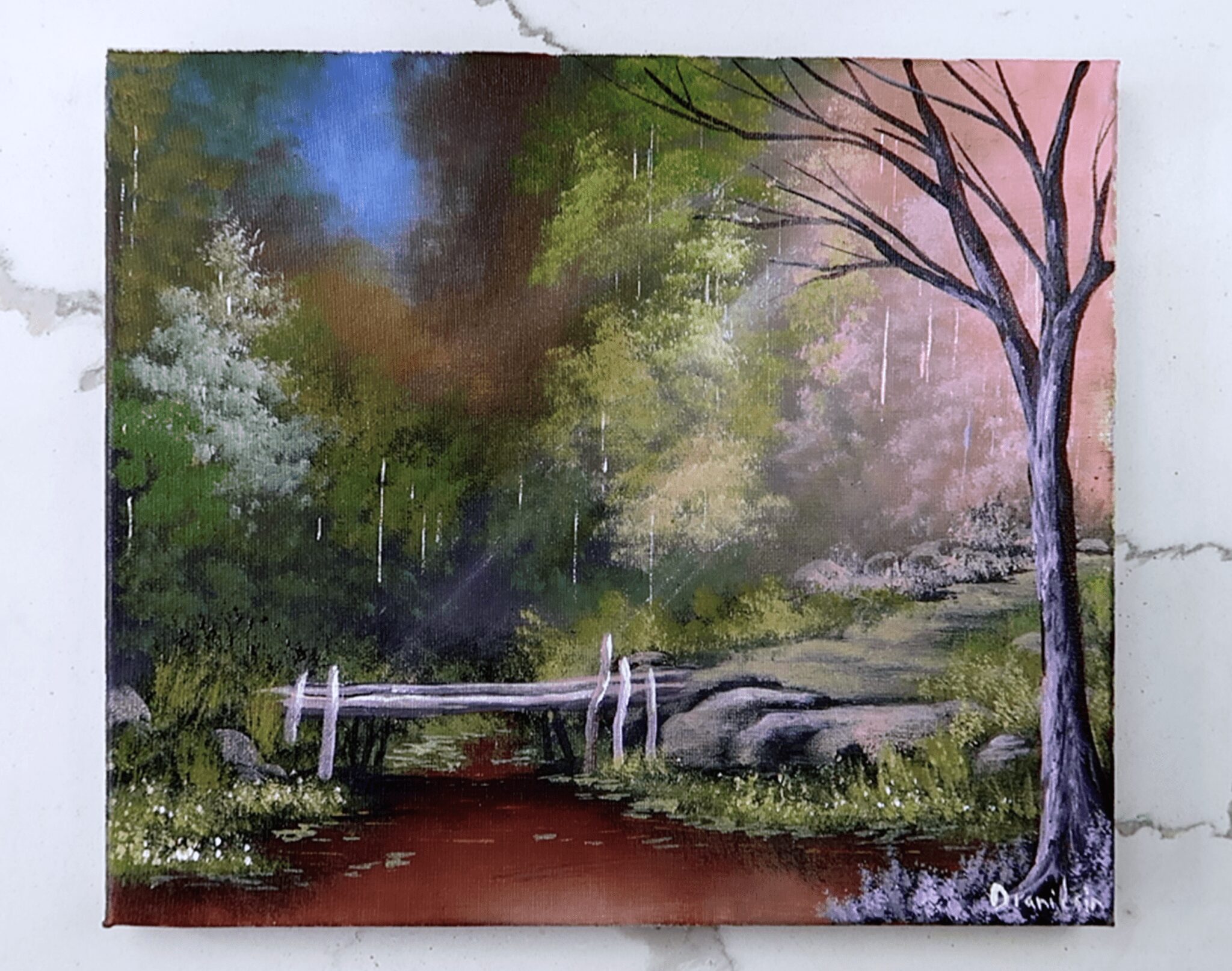 Finding Inner Peace and Tranquility Through Acrylic Landscape Painting ...