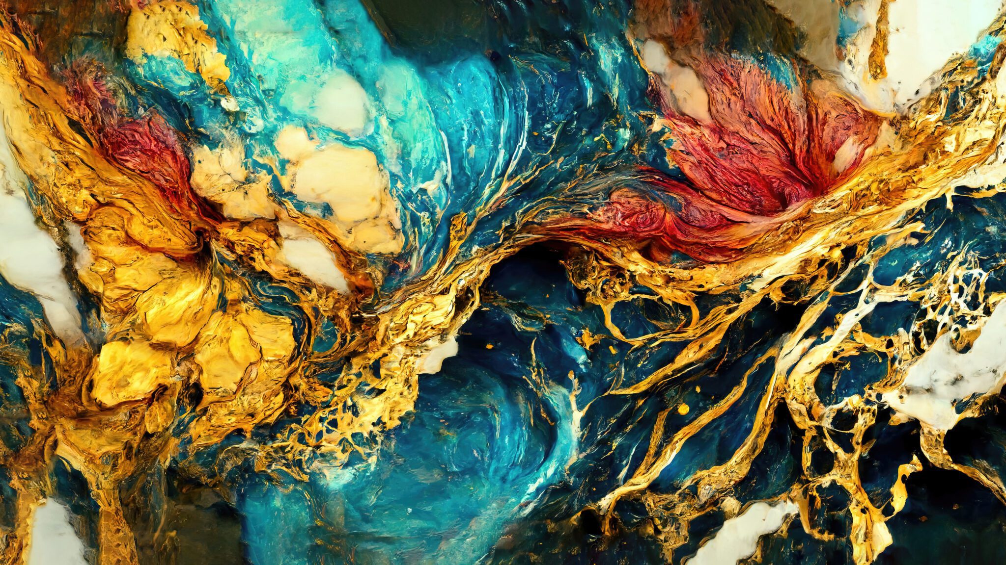 POURING ACRYLIC PAINT - UrArtStudio