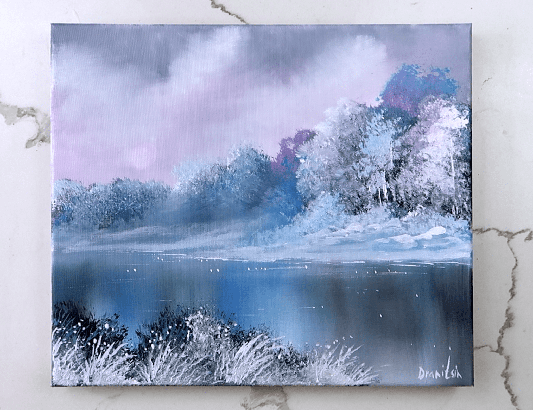 Soft Winter Reflections - UrArtStudio