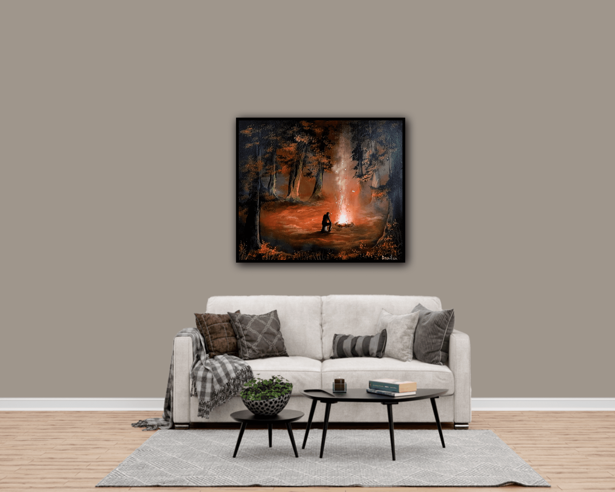 DISPLAY YOUR PAINTING IN A VIRTUAL ROOM - UrArtStudio