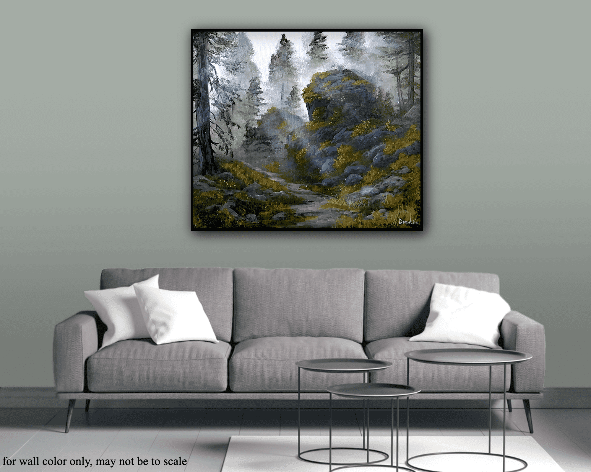 Descending Mist, Rock formation - UrArtStudio