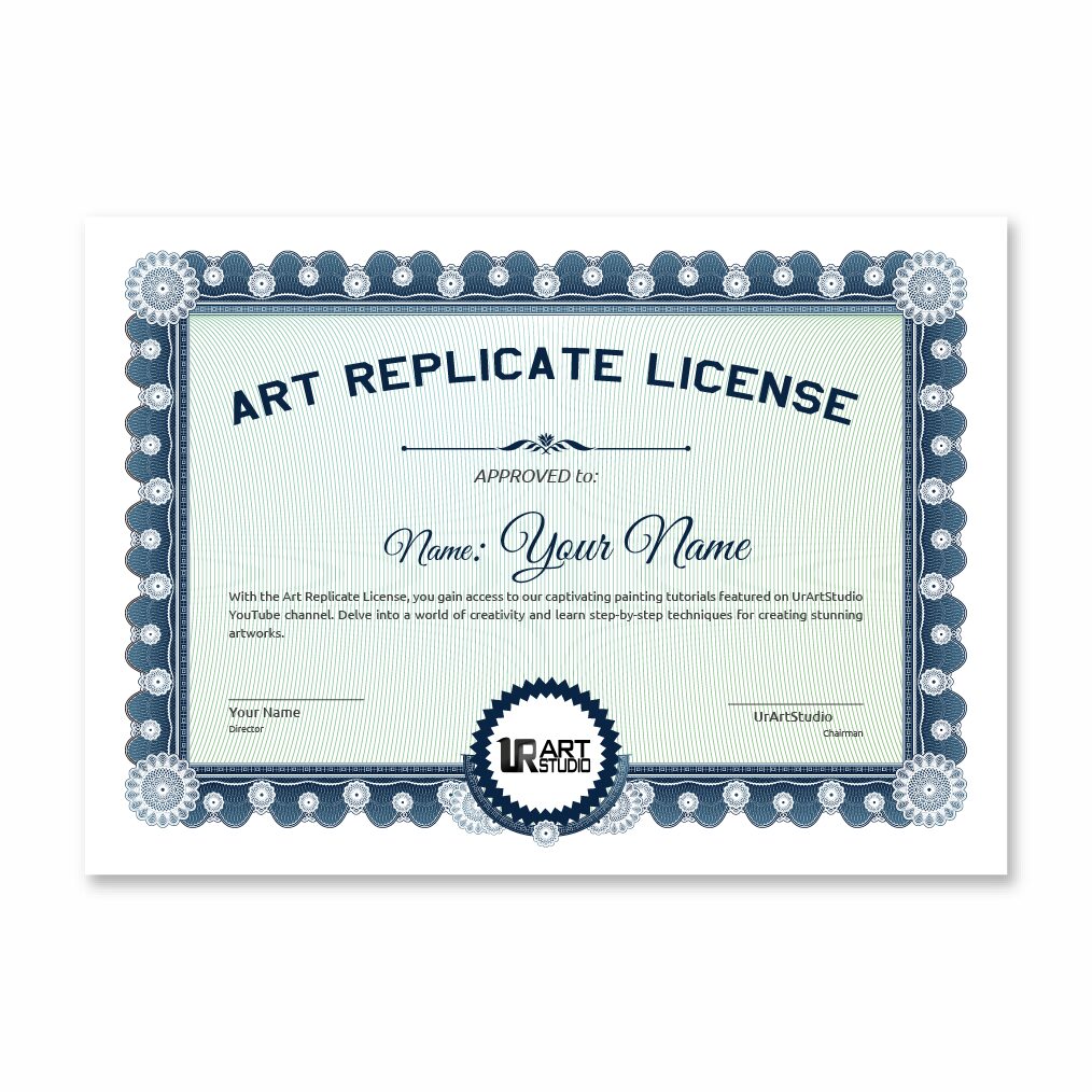 Art Replicate License - UrArtStudio