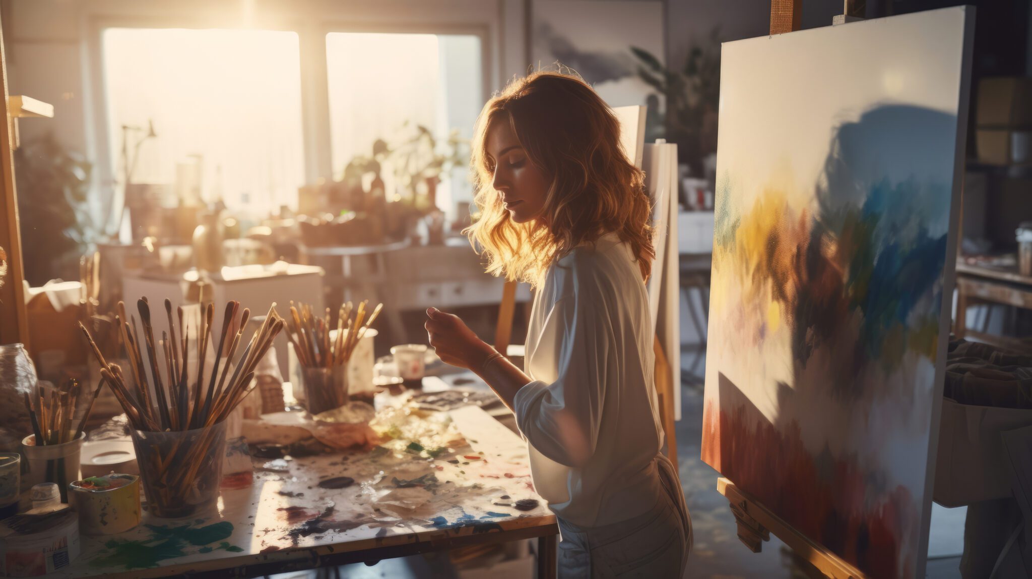 The Human Touch: Acrylic Painting Skills and Their Unique Brilliance ...