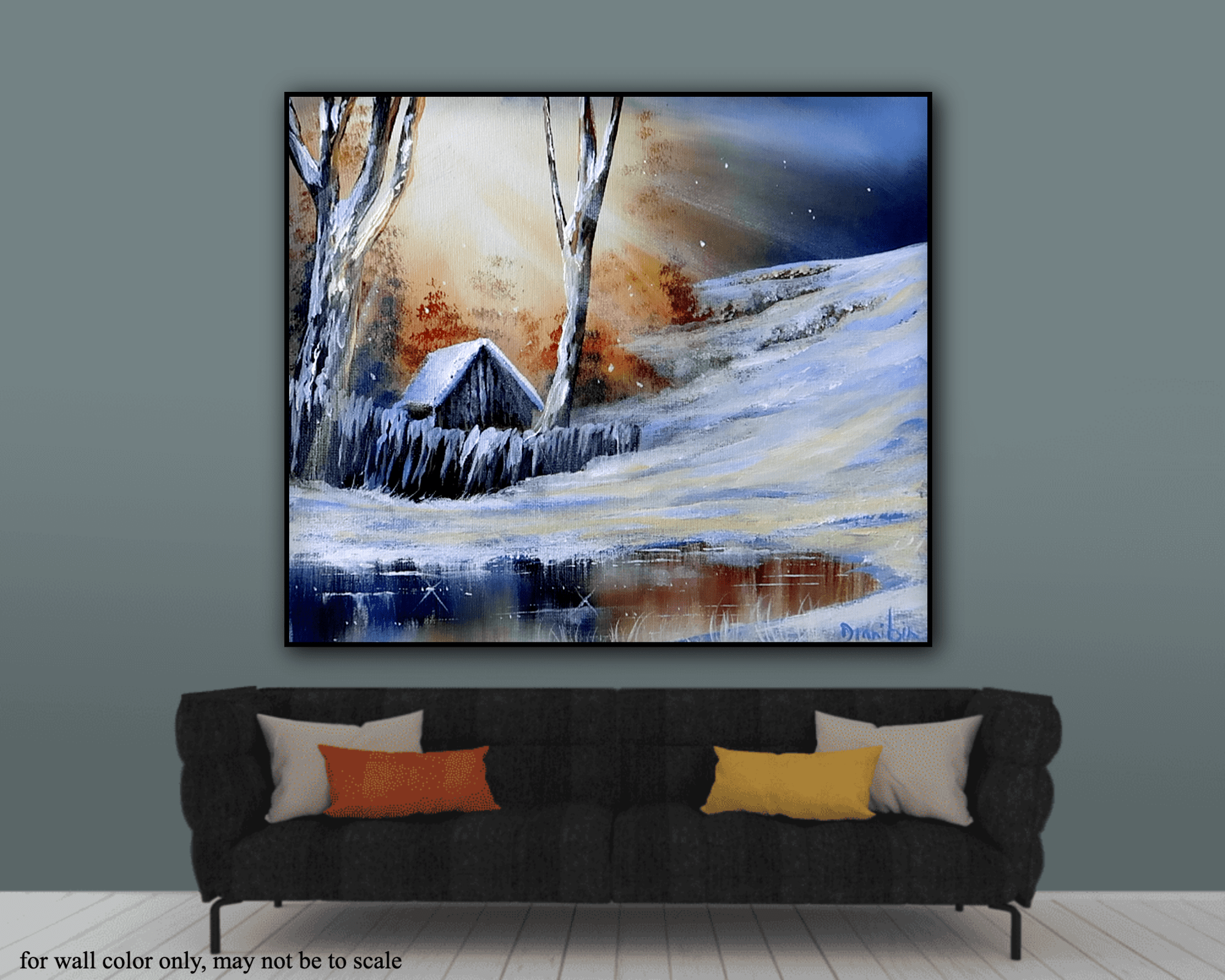 Morning Sunrise | Winter Landscape | Acrylic Step by Step Painting ...