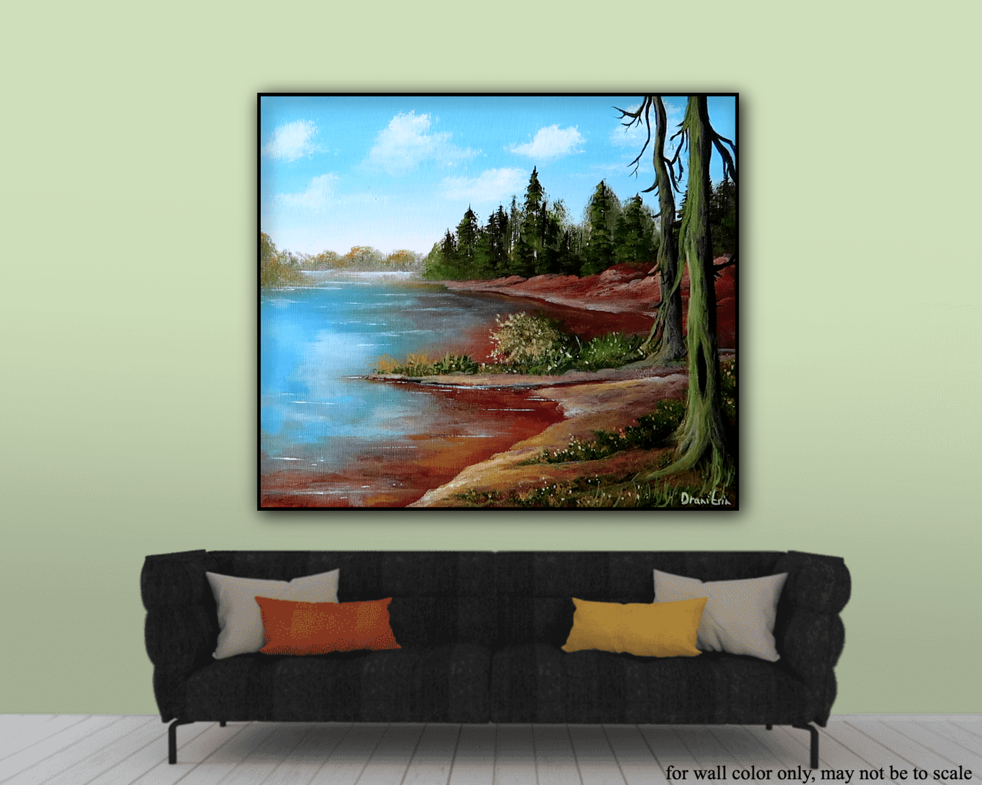 Sandy Shoreline Step by Step Acrylic Landscape Painting Instructions ...