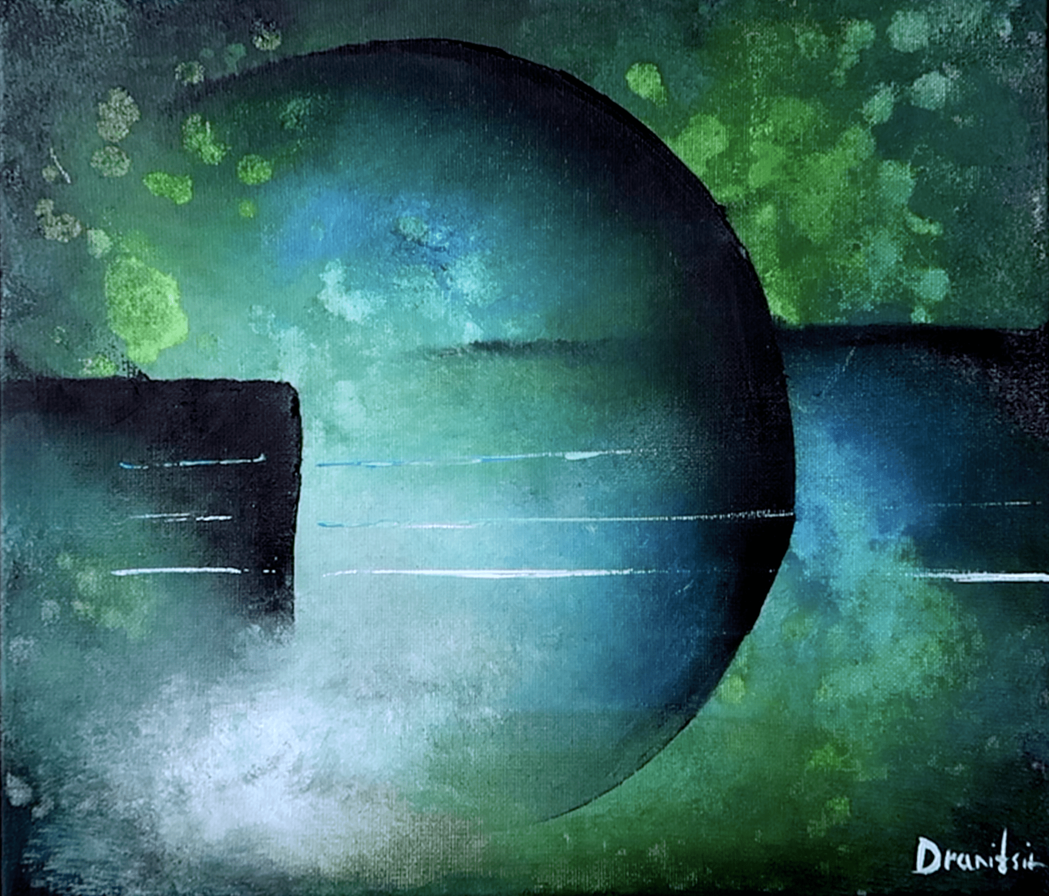 GAMES OF ILLUSIONS | ACRYLIC ABSTRACT PAINTING TECHNIQUES - UrArtStudio