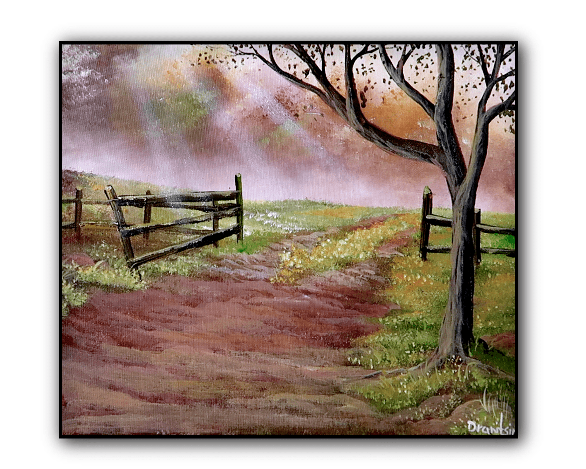 Landscape Country Road Painting Country Road Oil Painting