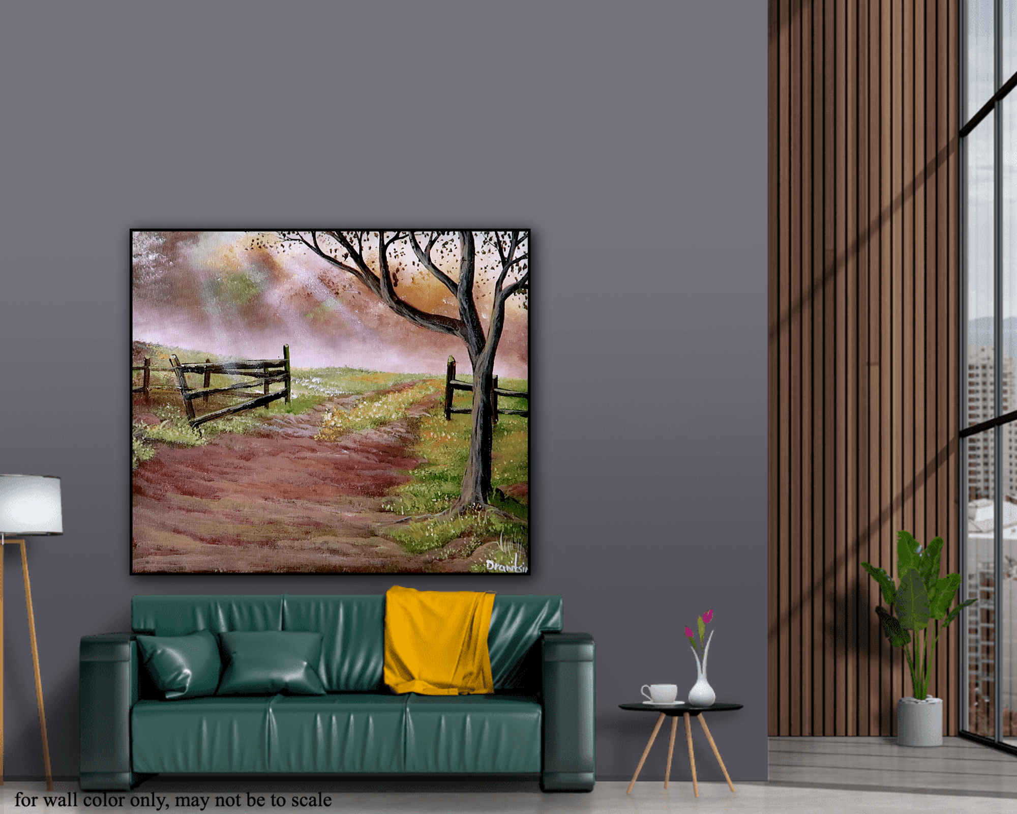Countryside Serenity: Create Acrylic Painting - Country Road with a ...