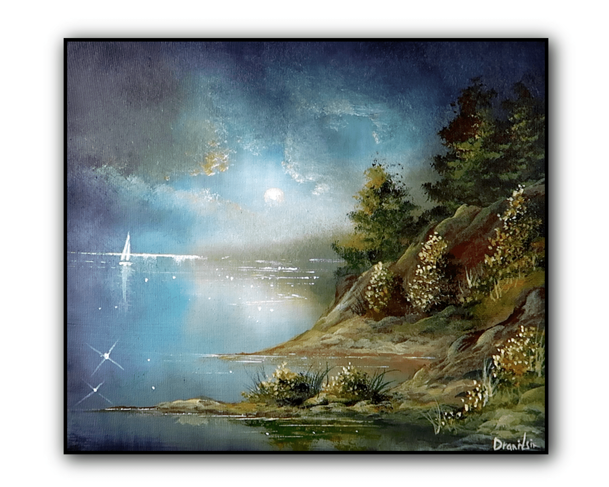 SAILING BY MOONLIGHT - UrArtStudio