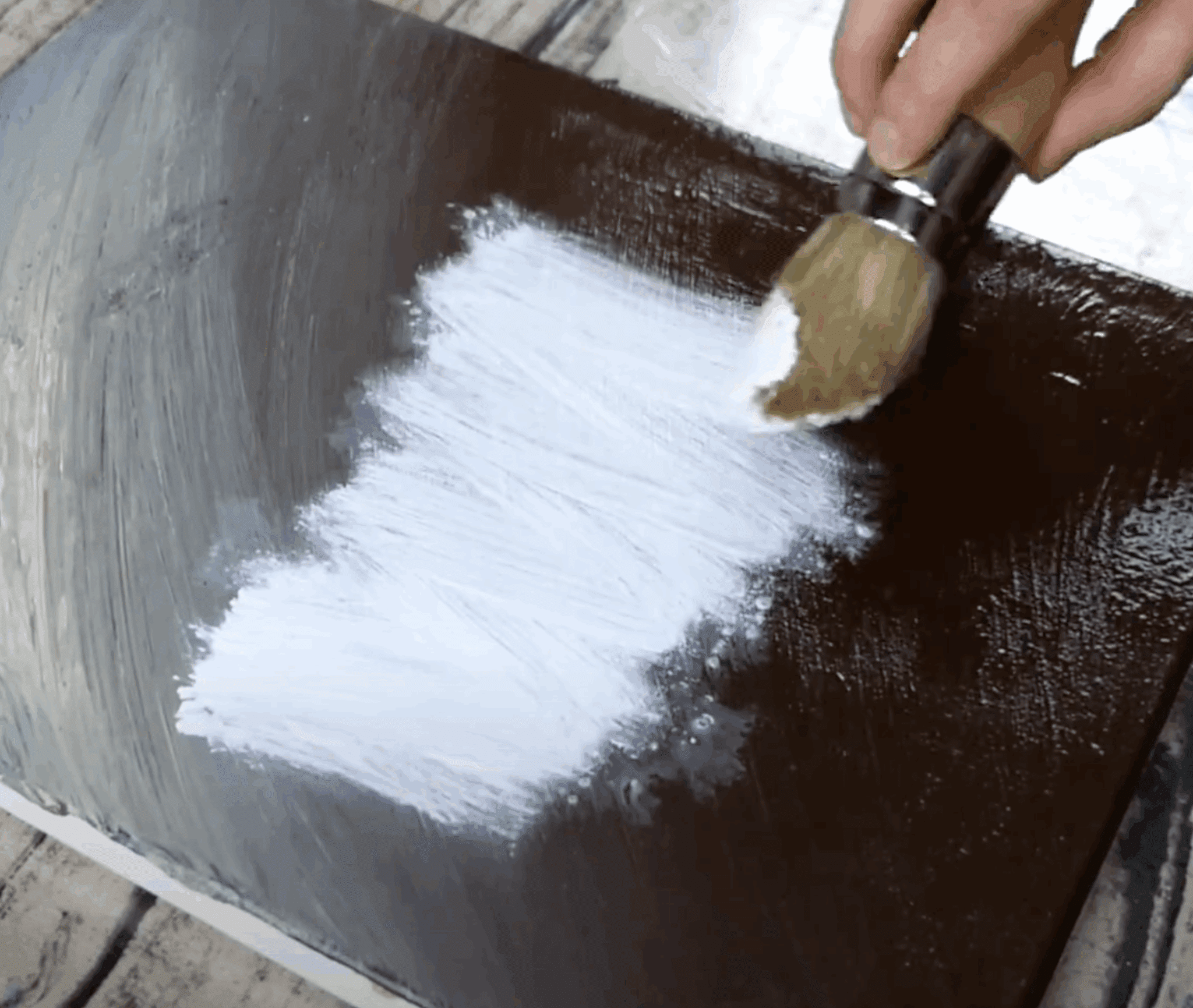 Acrylic Landscape: Tall Trees and Falling Snow | Step-by-Step Demo ...